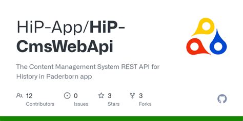 GitHub HiP App HiP CmsWebApi The Content Management System REST API For History In Paderborn App