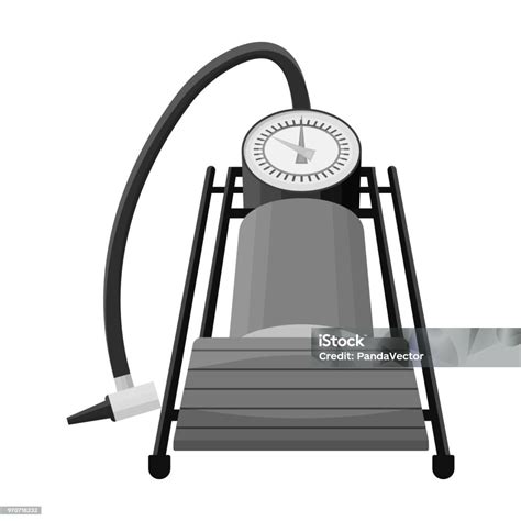 발 펌프 자동차 단일 아이콘 디자인에 대 한 흑백 스타일에 대 한 자동차 정비 역 벡터 기호 재고 일러스트 레이 션 웹입니다 건강 진단에 대한 스톡 벡터 아트 및 기타