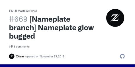 Nameplate Branch Nameplate Glow Bugged · Issue 669 · Elvui Wotlkelvui · Github