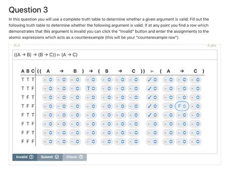 Solved In This Question You Will Use A Complete Truth Table