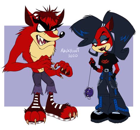 Evil Crash And Evil Coco By Rockycoot On Deviantart