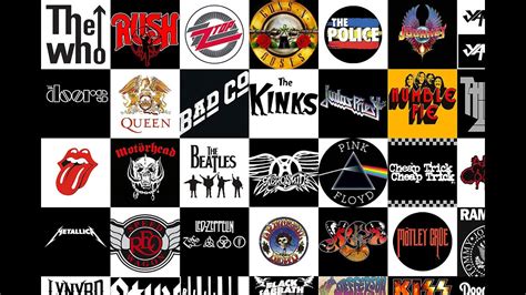 70s Rock Band Logos