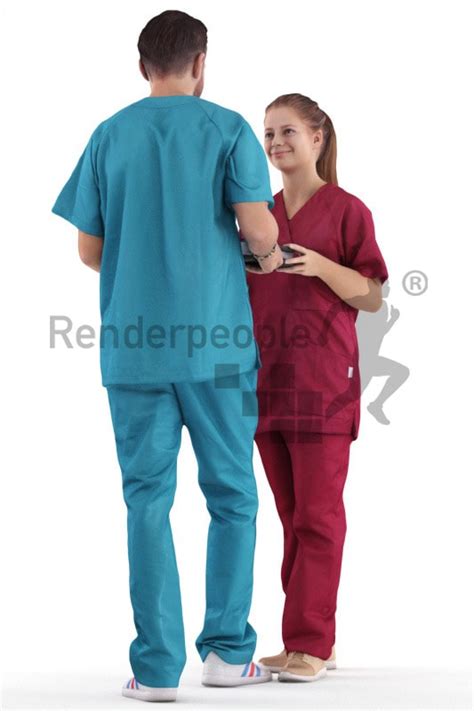 Michelle And Kyle Posed 016 Renderpeople