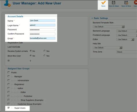 How To Create A New Joomla 25 Administrator Inmotion Hosting