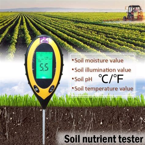 Soil Nutrient Tester Lcd Soil Ph Meter Moisture Meter Temperature