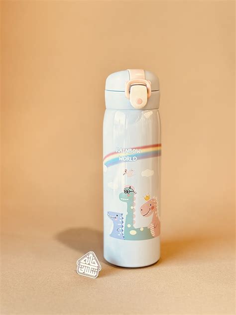 خرید تراول ماگ فانتزی طرح دایناسور درب قفلی کد0080 خانه شکلاتی