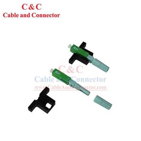 China Custom SC APC Quick Connector Manufacturers Suppliers Factory CABLE AND CONNECTOR