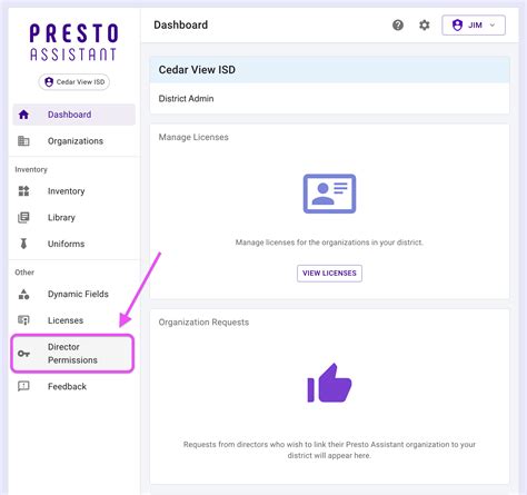 Manage User Permissions