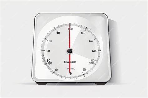 Premium Photo Measuring Scale Analog Weight Scale Isolated On White Background Simple Kitchen