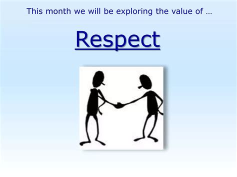 Values Assembly Respect Pptx Education