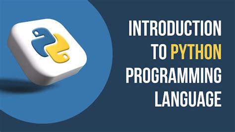 Introduction To Python Programming