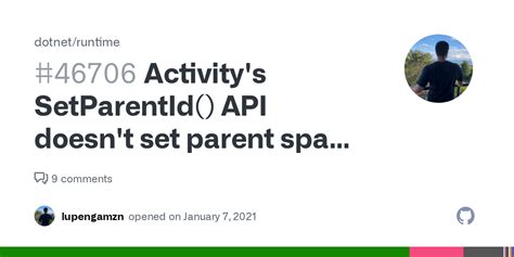Activity S Setparentid Api Doesn T Set Parent Span Id As Told To Issue Dotnet