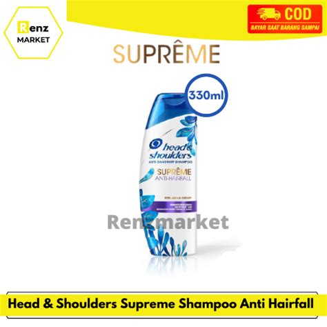 Head and Shoulders Supreme Shampoo Anti Hairfall 330 ml | Lazada Indonesia