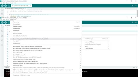 How To Recover A Hex File With Ide 22 With Megatinycore Ide 2x