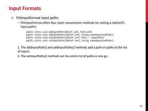 Ppt Distributed And Parallel Processing Technology Chapter7 Mapreduce Types And Formats