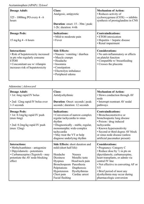 National Registry Paramedic Medication Flashcards Nrp Nationally Registered Paramedic