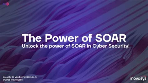 Inovasys On Linkedin Cybersecurity Soar Automation Threatdetection Inovasys Thinkbig