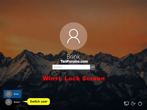 Enable Or Disable Fast User Switching In Windows 10