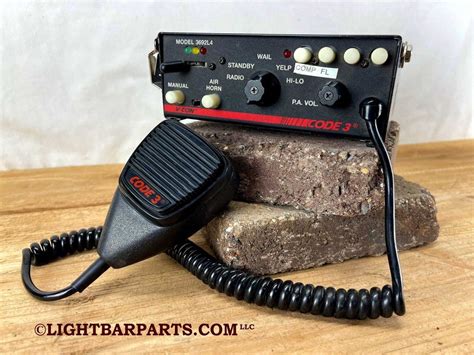Vintage Pa Control For Code 3 Model 3692l4 Improve Your Sound System