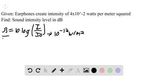 Solved What Sound Intensity Level In Db Is Produc…