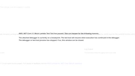 Lambda Test Tool Starting With Paused State · Issue 804 · Awsaws