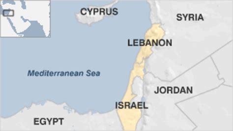 Israel Lebanon Sea Border Dispute Looms Over Gas Fields Bbc News