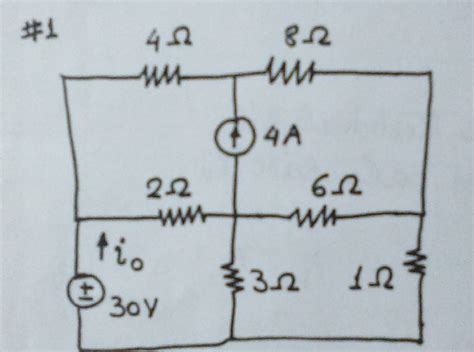 Solved Find Current I0 Using Mesh Analysis