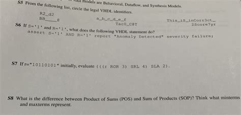 Solved Vild Models Are Behavioral Dataflow And Synthesis