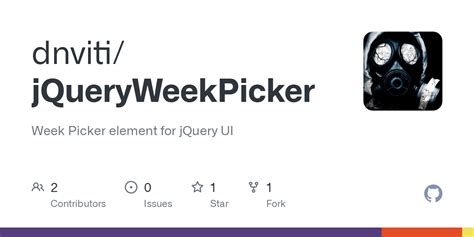 Github Dnvitijqueryweekpicker Week Picker Element For Jquery Ui