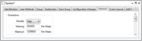 Core Configuration Guide Define The Maximum Number Of Historic Data