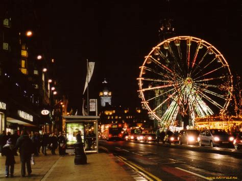 Обои Города Огни ночного города обои для рабочего стола фотографии