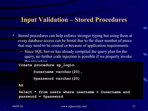 Sql Server Security Attack Ppt Databases Computer Software And Applications