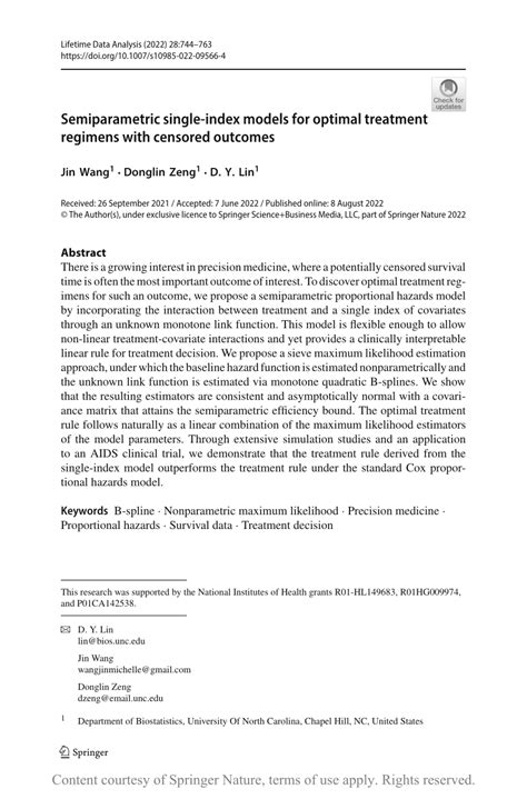 Semiparametric Single Index Models For Optimal Treatment Regimens With Censored Outcomes