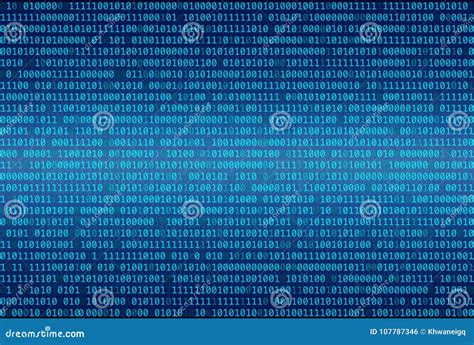 Binary Code Abstract Background Digital Stock Illustration Illustration Of Internet Binary
