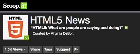 HTML5 News Resource Web Teacher