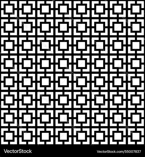 Detailed Square Lattice Pattern Royalty Free Vector Image