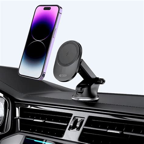 Uchwyt Samochodowy Tech Protect Mm W V Magnetic Magsafe Dashboard Vent Car Mount Wireless