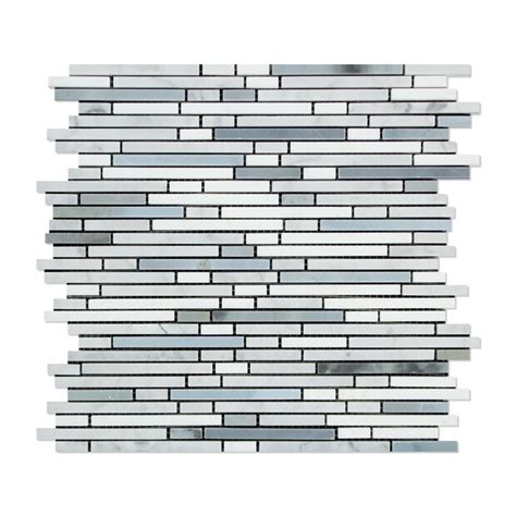 Stone And Tile Shoppe Inc Marble Linear Mosaic Wall And Floor Tile Perigold