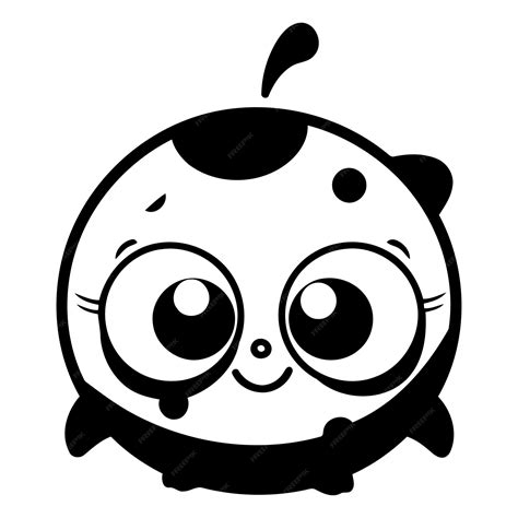 Милая карикатурная ледибуг изолирована на белом фоне Премиум Ai сгенерированный вектор