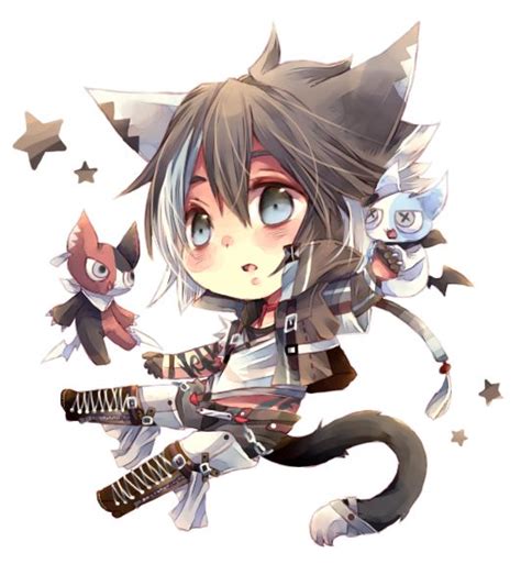 Commission Vaniraa By Nemurou On Deviantart Cute Anime Chibi Anime Chibi Anime Neko