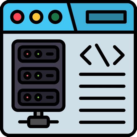 Database Line Filled Icon 53801247 Vector Art At Vecteezy