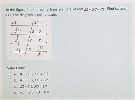 Solved In The Figure The Horizontal Lines Are Parallel And AB BC CD