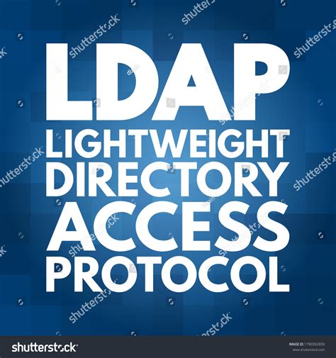 Ldap Lightweight Directory Access Protocol Open Stock Illustration 1790392859 Shutterstock