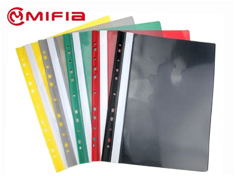 Plastic Filing And Storage Clip Folder Report File Folder With 11