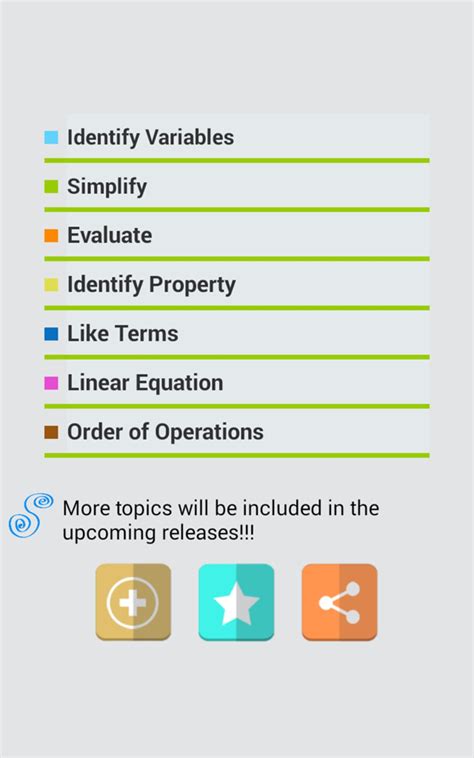 Algebra Basics For Android Download