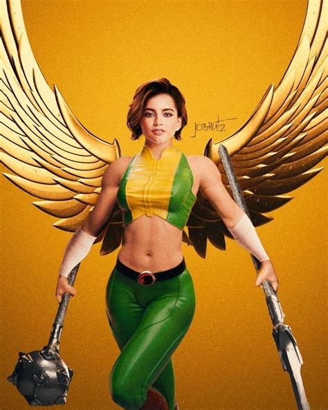 Jobhutz On Instagram Dcu Fan Character Poster N11 Isabelamerced As Hawkgirlkendra