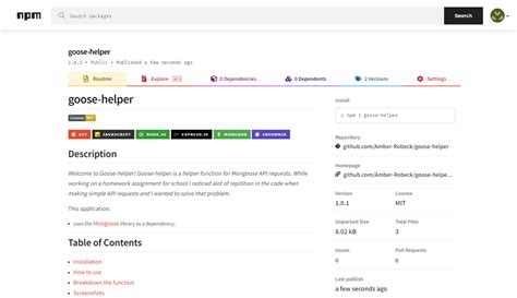 My First Npm Package