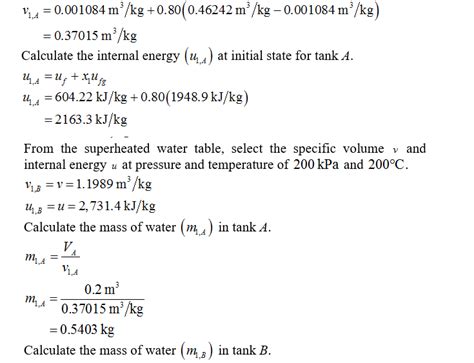 [solved] there are two rigid tanks connected by a valve tank a has a volume course hero
