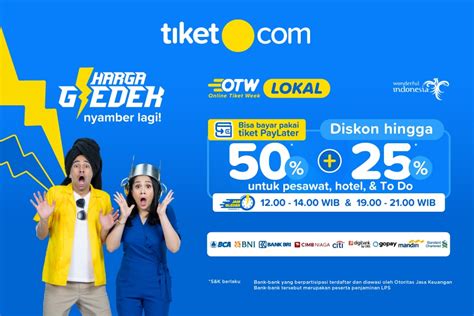 Luncurkan Online Tiket Week Lokal Dengan Diskon Gledek Hingga