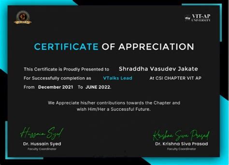 Shraddha Jakate On Linkedin Csivit 2022year Learn Grow